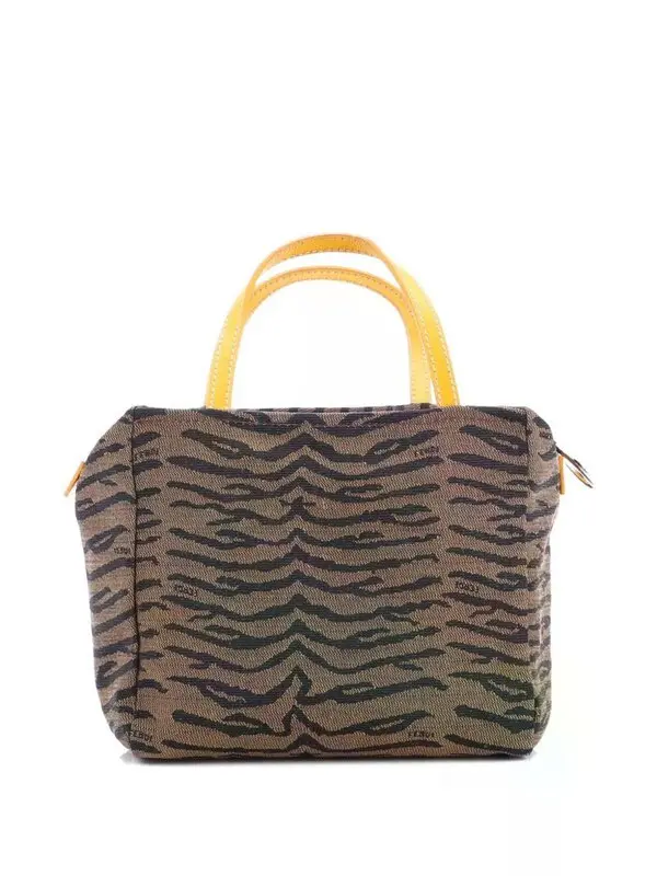 Fendi Printed Jacquard Tote Bag