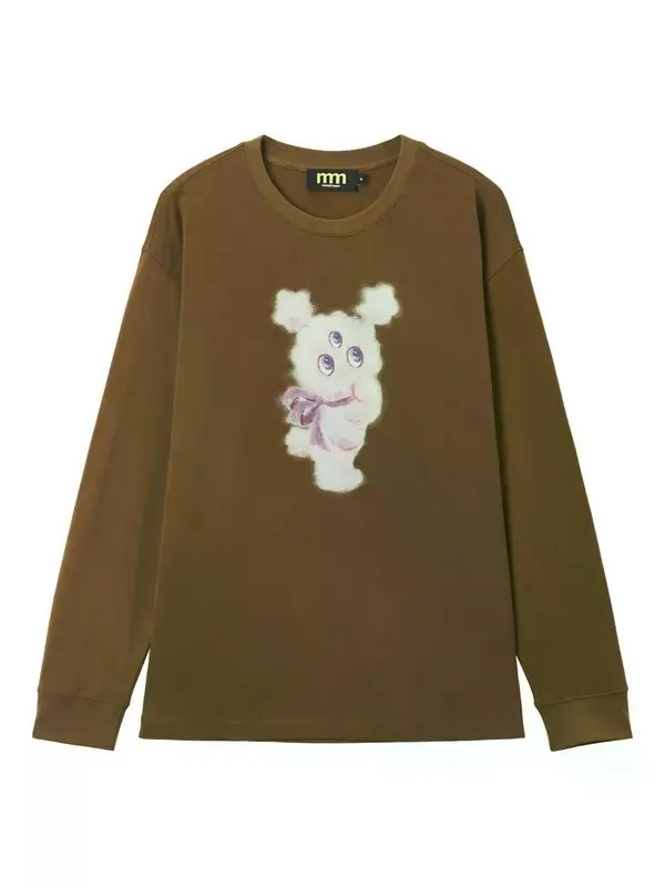 MINI CREAM Printed Long-sleeve T-shirt