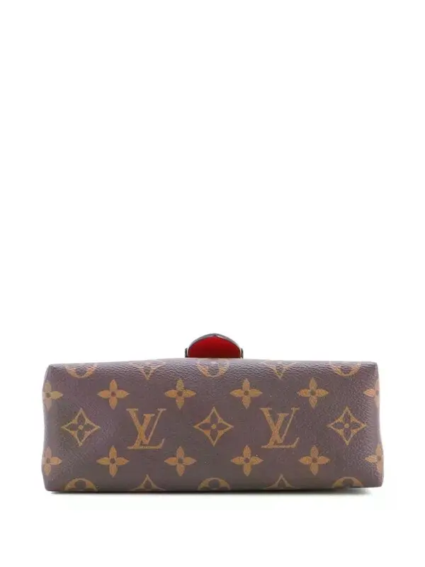 LOUIS VUITTON Locky Bb Satchel Monogram Canvas - Red