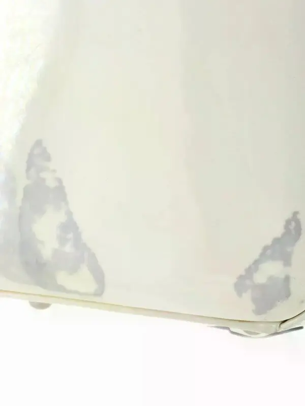 Dior Lady Large Satchel Cannage Quilt Patent - White