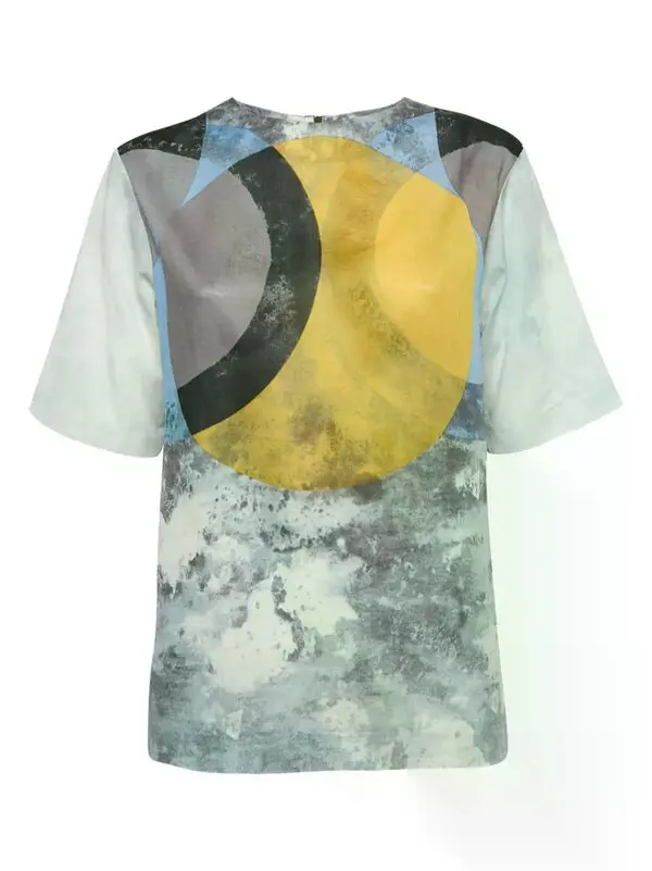 Marni Abstract-circle Cotton Top