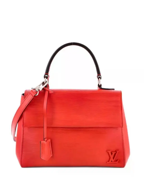 LOUIS VUITTON Cluny Bb Top Handle Satchel Epi Leather - Red