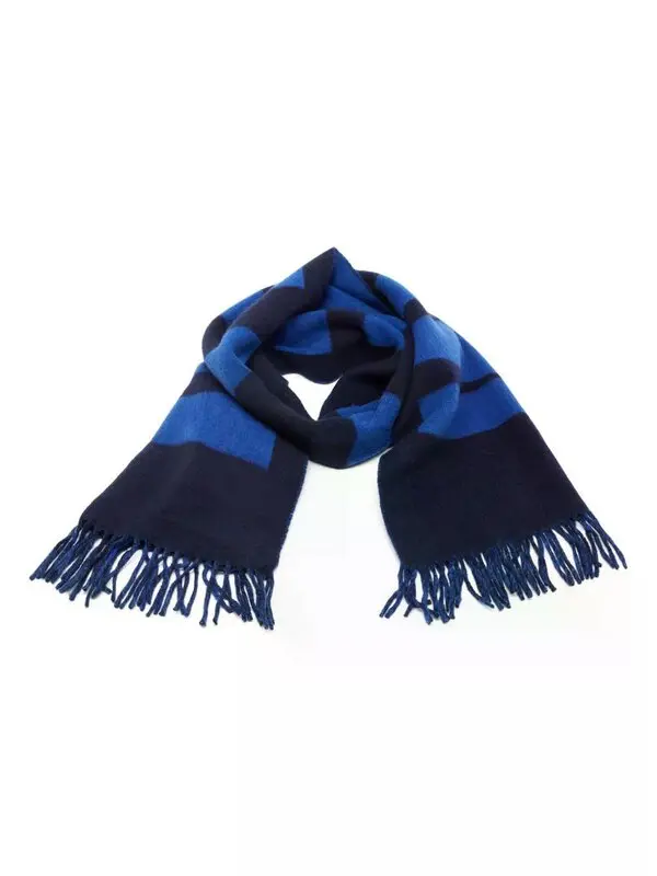 Zadig&Voltaire 2010s Striped Reversible Scarf