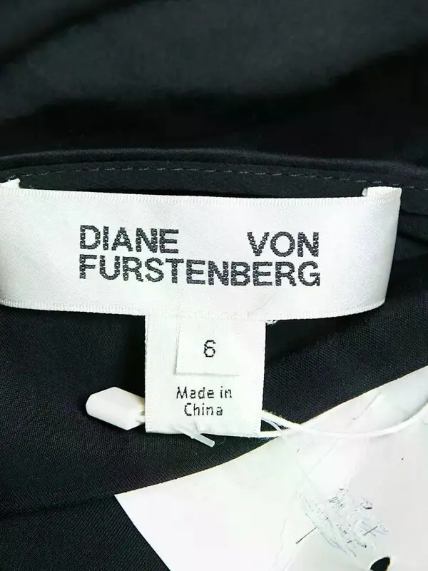 Diane Von Furstenberg Satin Ruffled Dress