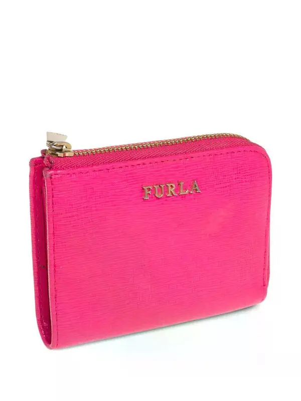 Furla 2010s Leather Zip Wallet