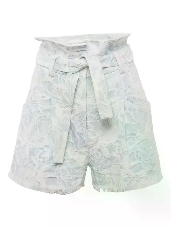 IRO PARIS Jacquard Belted Shorts