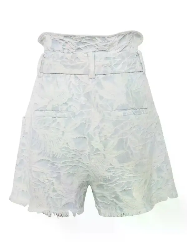 IRO PARIS Jacquard Belted Shorts