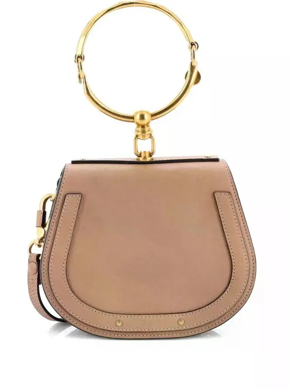 Chloé Nile Leather Small Crossbody Bag - Neutrals