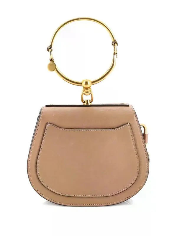 Chloé Nile Leather Small Crossbody Bag - Neutrals