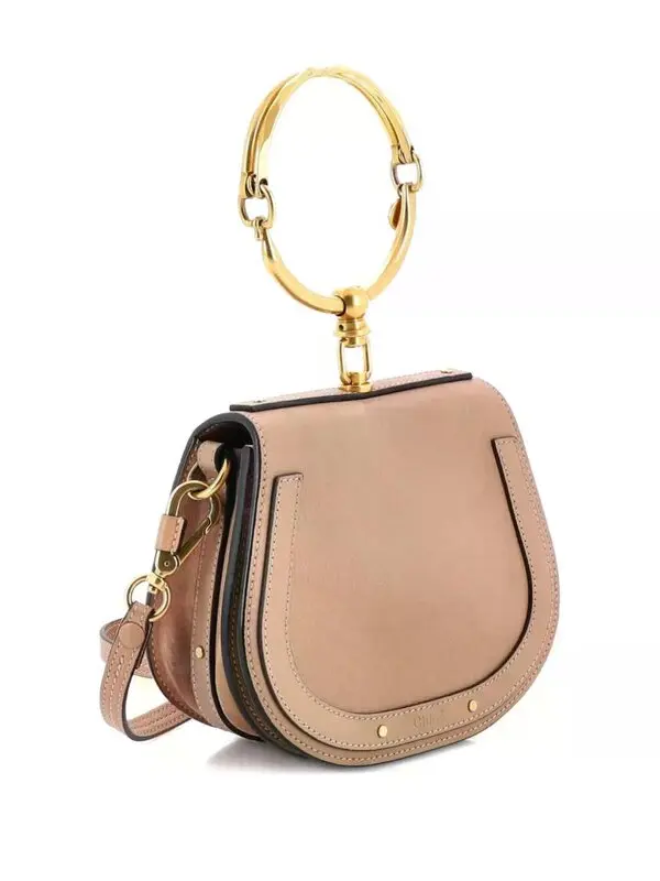 Chloé Nile Leather Small Crossbody Bag - Neutrals