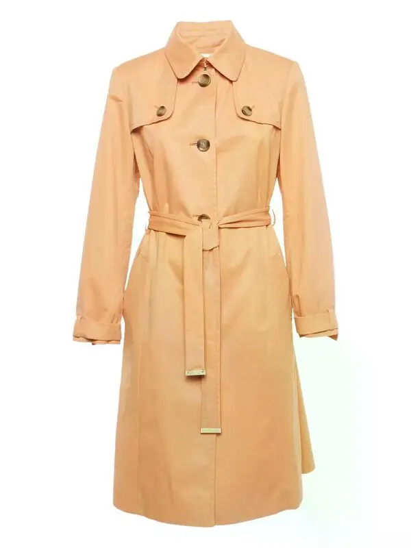 BOSS Single-breasted Belted Coat