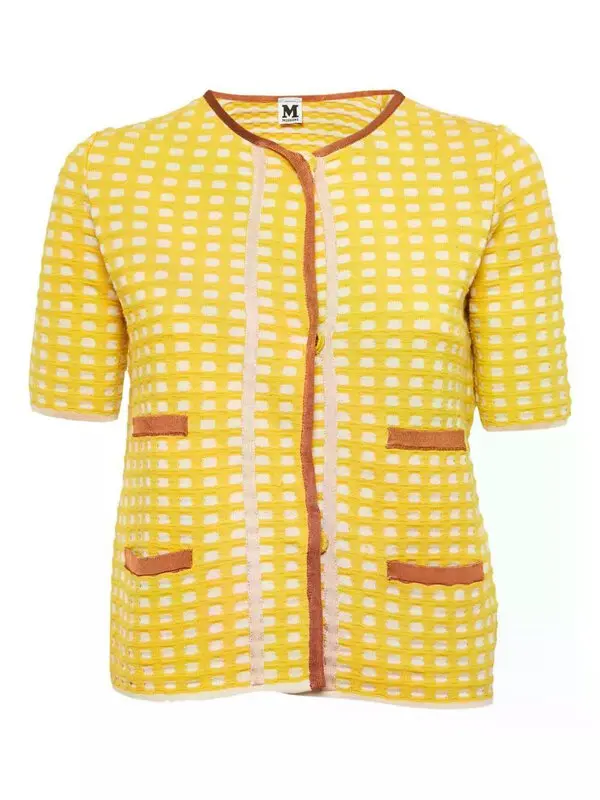 Missoni Patterned Knit Cardigan - Yellow