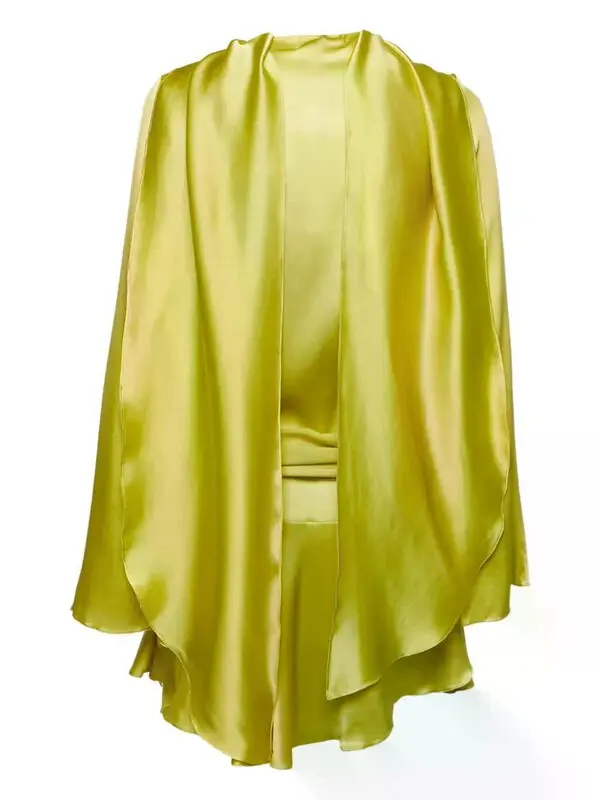 RHEA Draped Asymmetrical Dress
