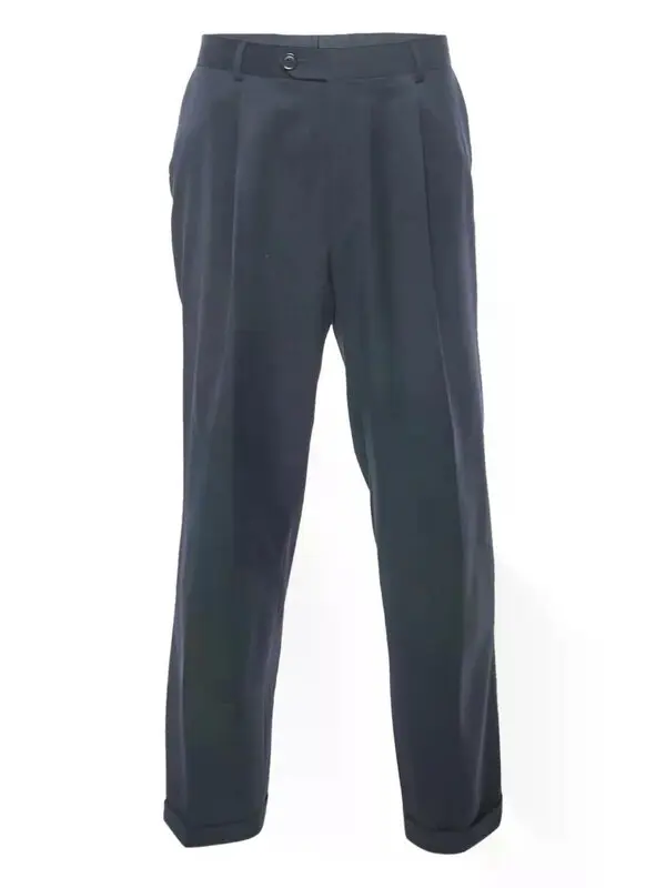 BOSS Pleated Virgin Wool Trousers