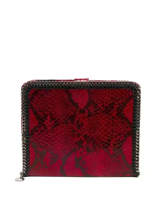 Stella McCartney 2000s Python-print Chain Ipad Case - Red