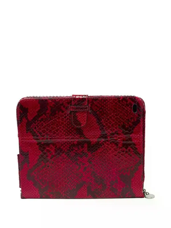 Stella McCartney 2000s Python-print Chain Ipad Case