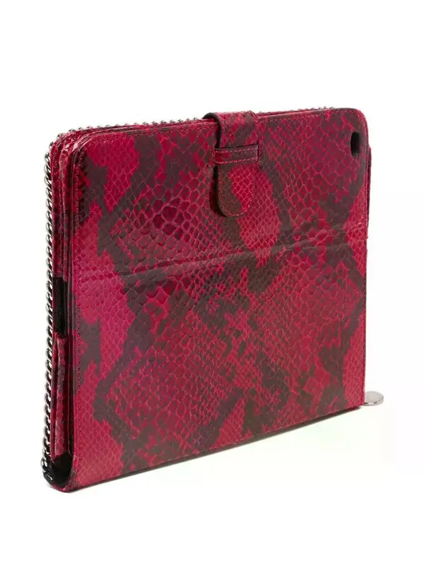 Stella McCartney 2000s Python-print Chain Ipad Case
