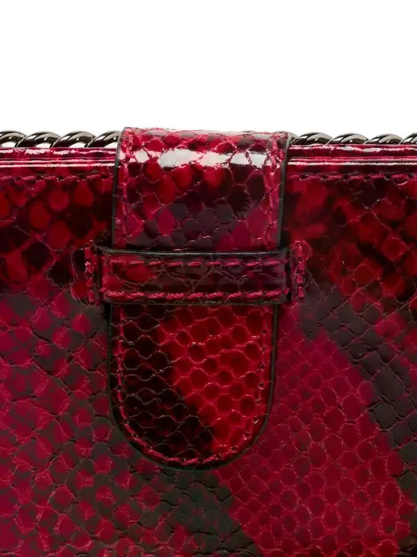 Stella McCartney 2000s Python-print Chain Ipad Case