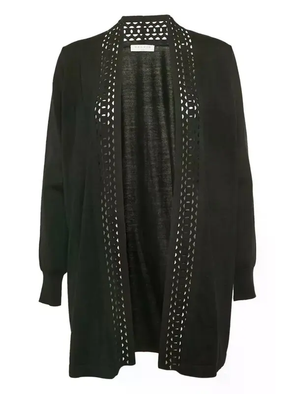 Sandro Open-front Laser-cut Cardigan
