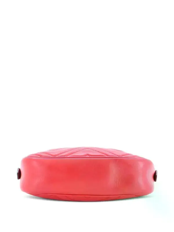 Gucci Gg Marmont Matelasse Small Shoulder Bag - Red