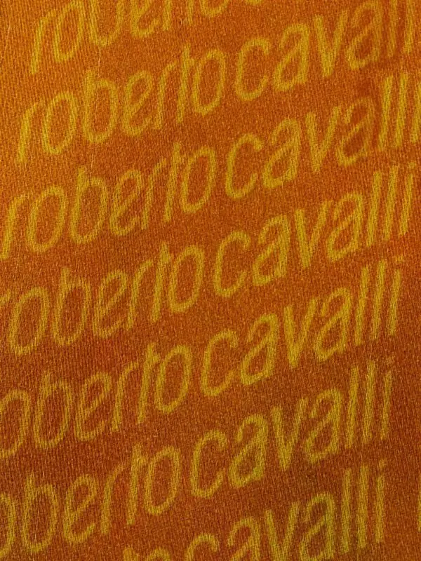 Roberto Cavalli Logo-print Silk Scarf