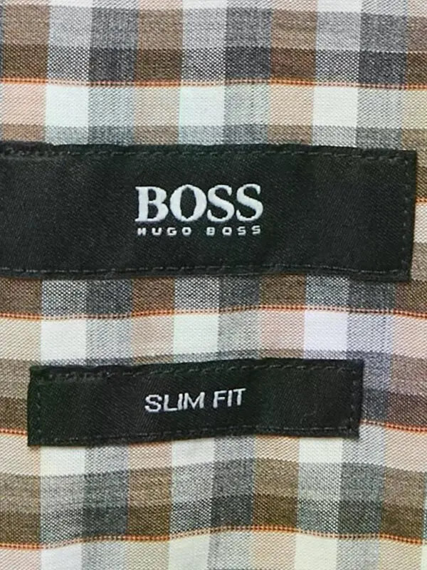 BOSS Checked Cotton Shirt