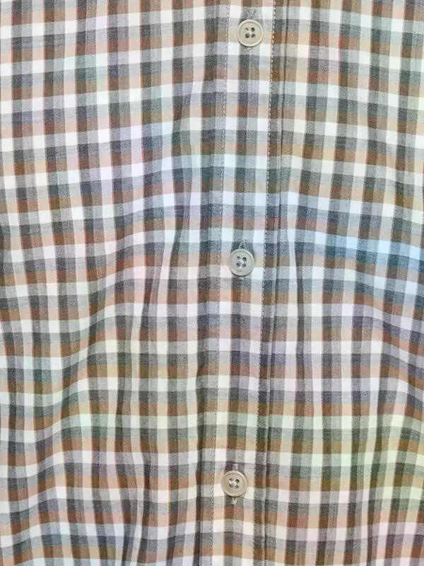 BOSS Checked Cotton Shirt