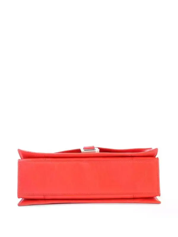 Balenciaga Crush Chain Flap Small Crossbody Bag - Red