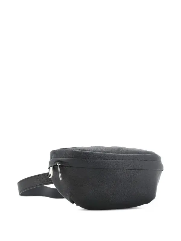 Gucci Leather Belt Bag With Gg Coated Canvas