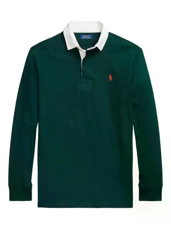 Ralph Lauren Long-sleeved Rugby Polo Shirt - Green