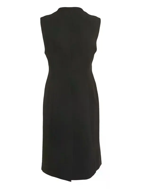 Alice + Olivia Sleeveless Crepe Coat
