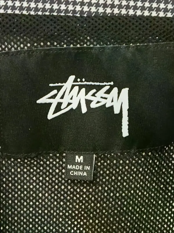 StÜssy Houndstooth Zip-up Jacket