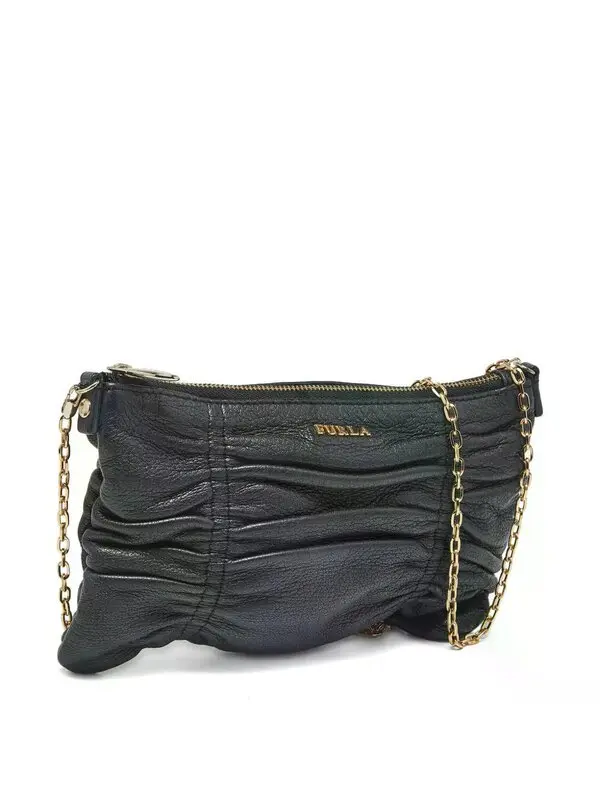 Furla Ruched Chain Crossbody Bag