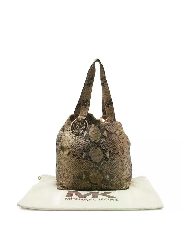 Michael Kors Snakeskin-print Tote Bag
