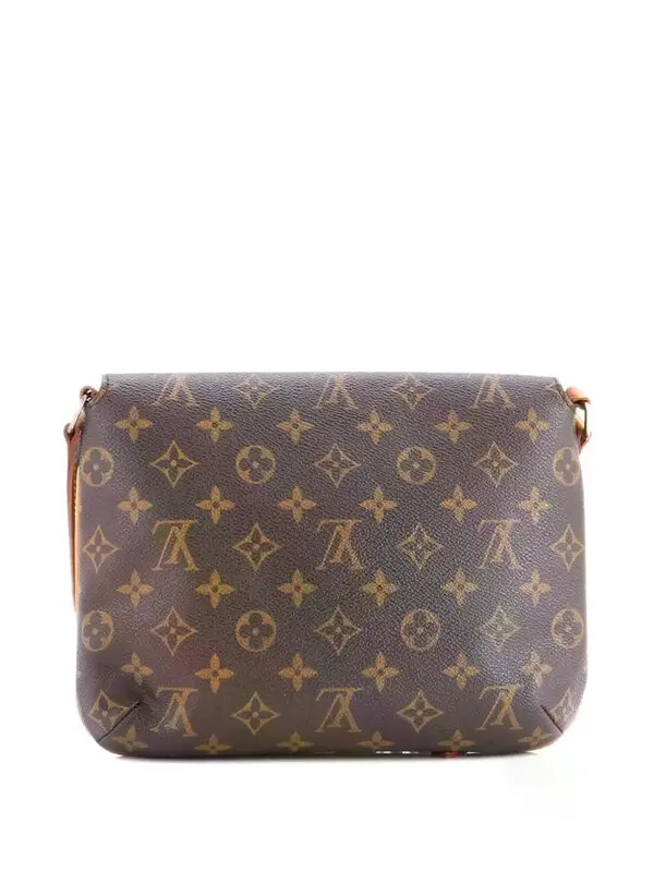LOUIS VUITTON Musette Tango Handbag Monogram Canvas - Brown