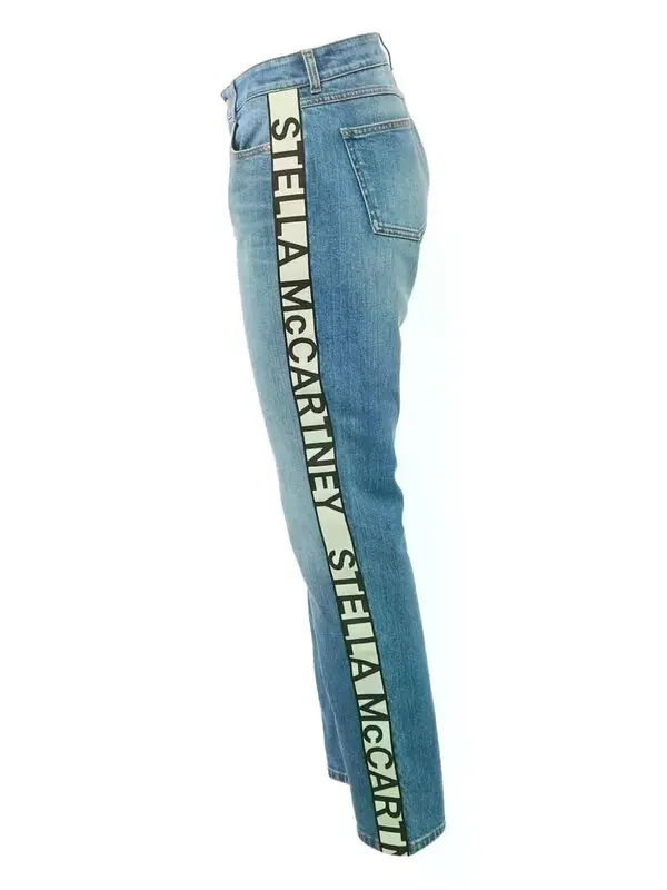 Stella McCartney Logo-tape Jeans