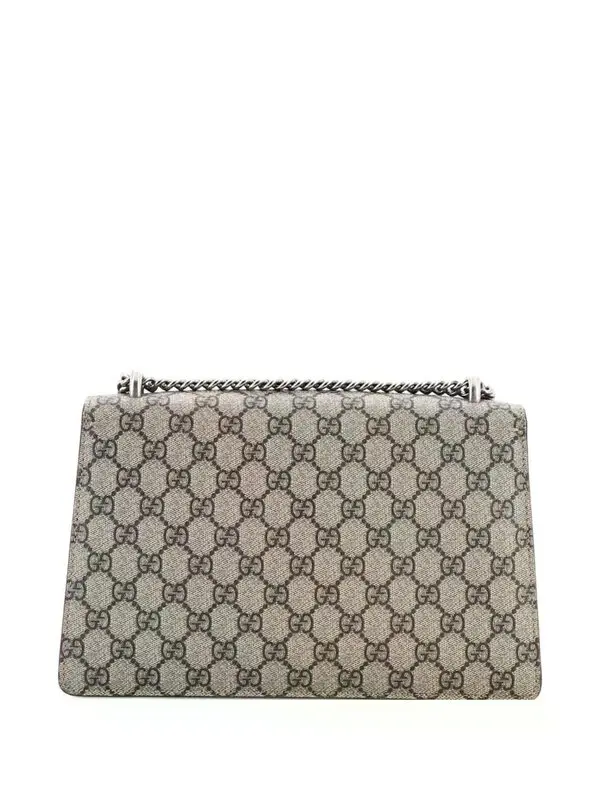 Gucci Dionysus Small Shoulder Bag Gg Coated Canvas - Brown