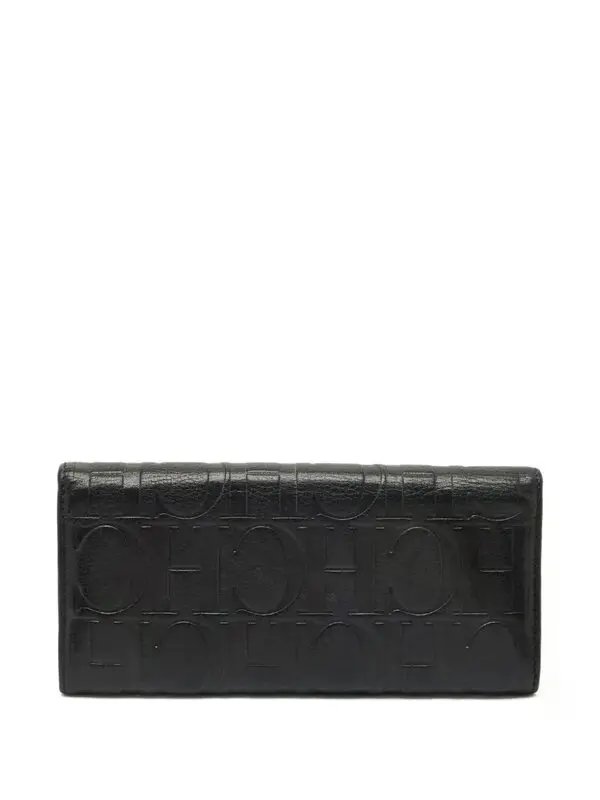 Carolina Herrera 2000s Monogram Continental Wallet
