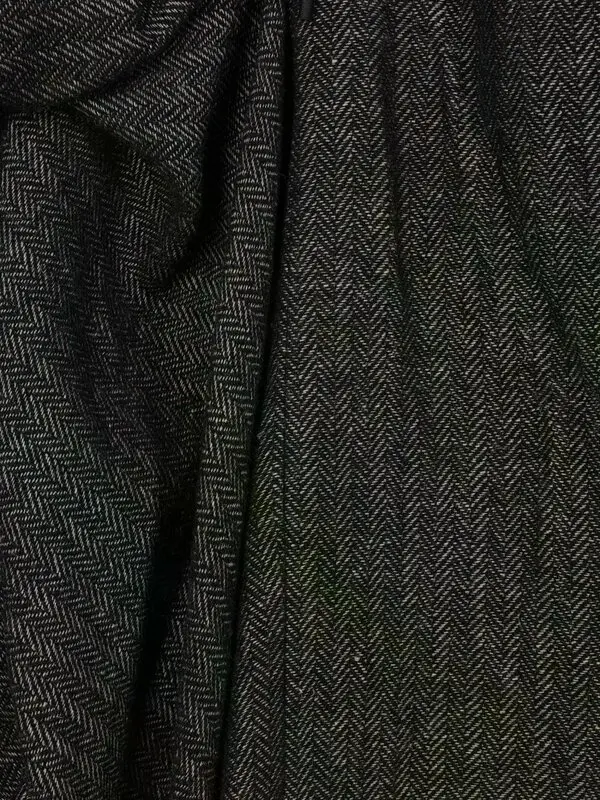 Yohji Yamamoto Ruched Midi Skirt