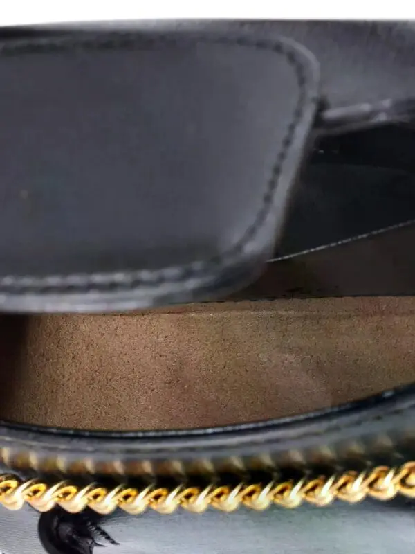 Gucci Horsebit 1955 Flap Wallet With Strap - Black
