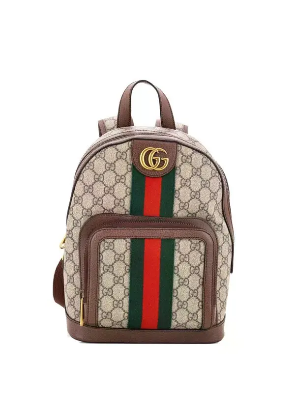 Gucci Ophidia Gg Coated Canvas Medium Backpack