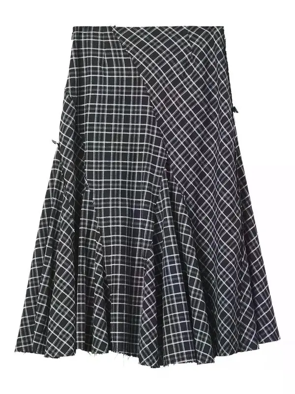 B+AB Checked Skirt