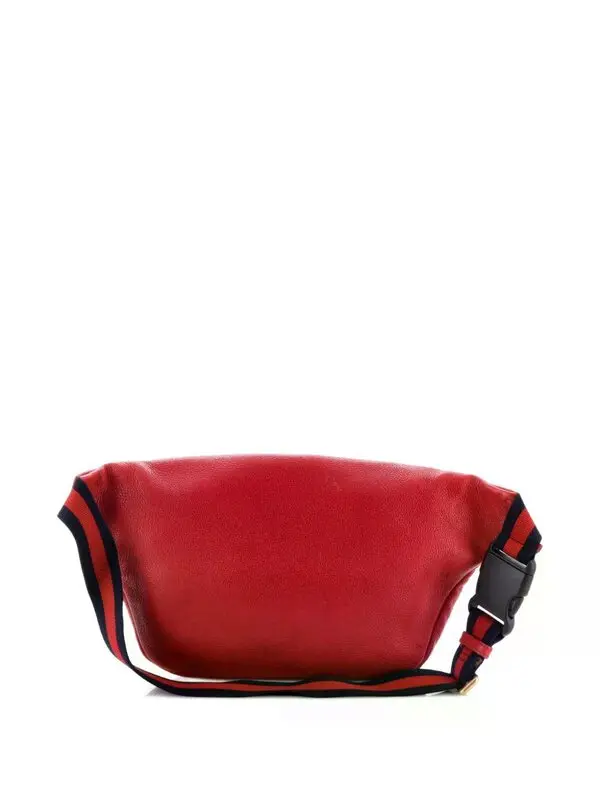 Gucci Logo Printed Leather Belt Bag