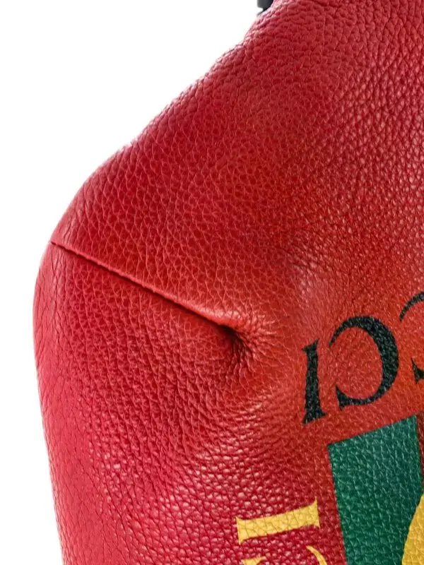 Gucci Logo Printed Leather Belt Bag