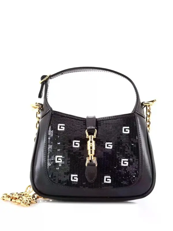 Gucci Jackie 1961 Chain Embellished Mini Hobo Bag