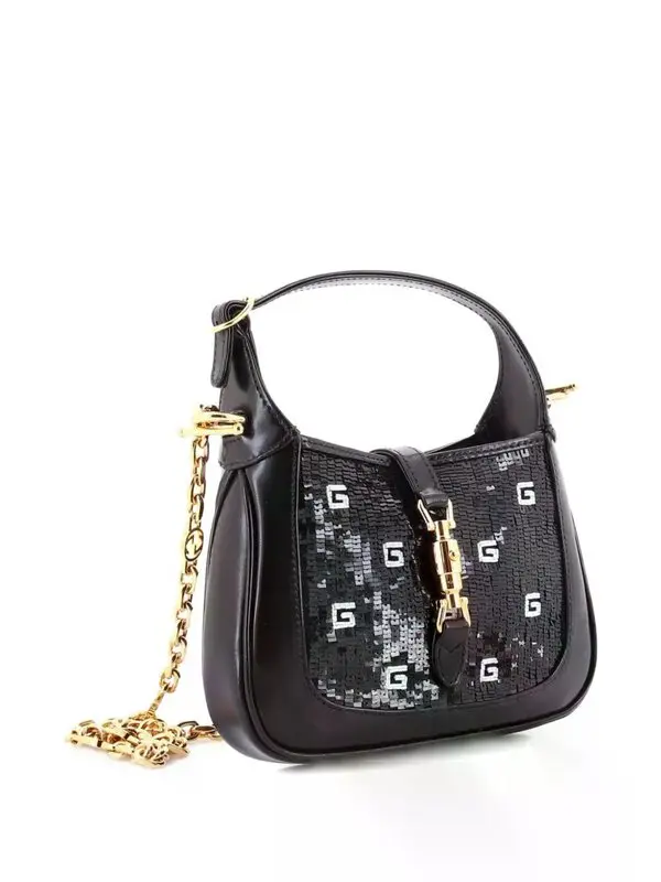 Gucci Jackie 1961 Chain Embellished Mini Hobo Bag