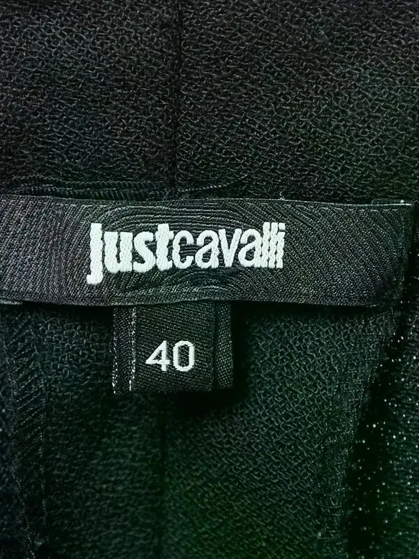 Just Cavalli Crepe Wool Trousers