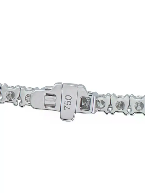LB EXCLUSIVE 18k White Gold Diamond Tennis Necklace