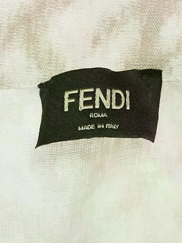 Fendi Geometric-print Linen Set