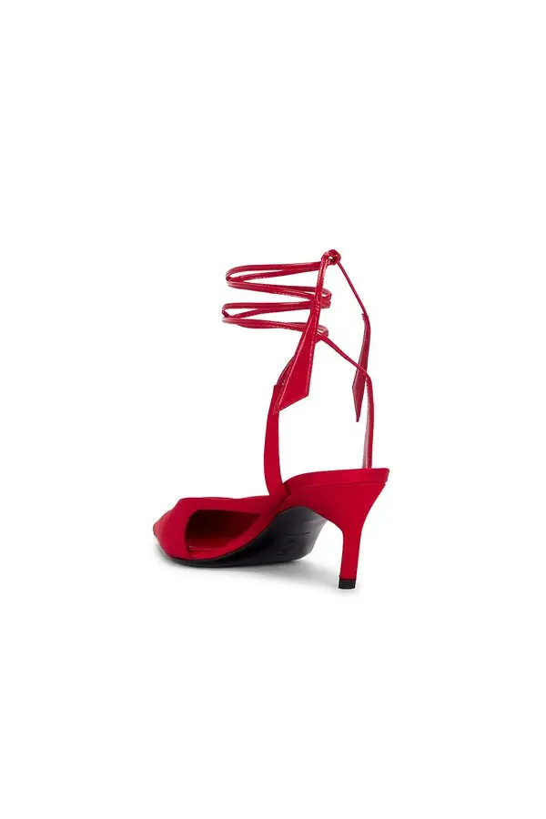 Attico Diane 55mm Slingback Heel - Red